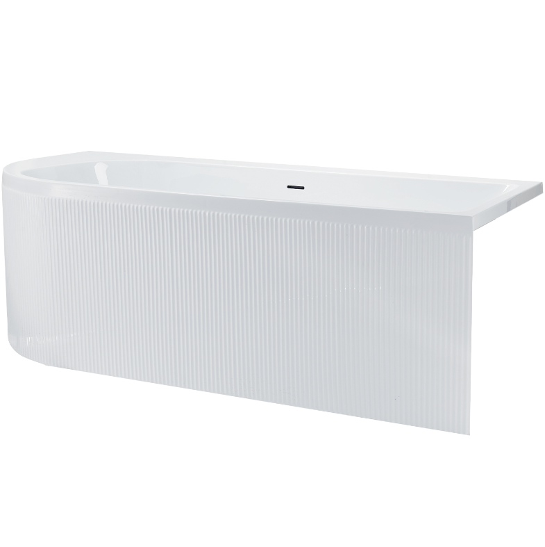 Vogue Lisbon Right Corner Freestanding Bath White - 1800mm – Pacific Sales