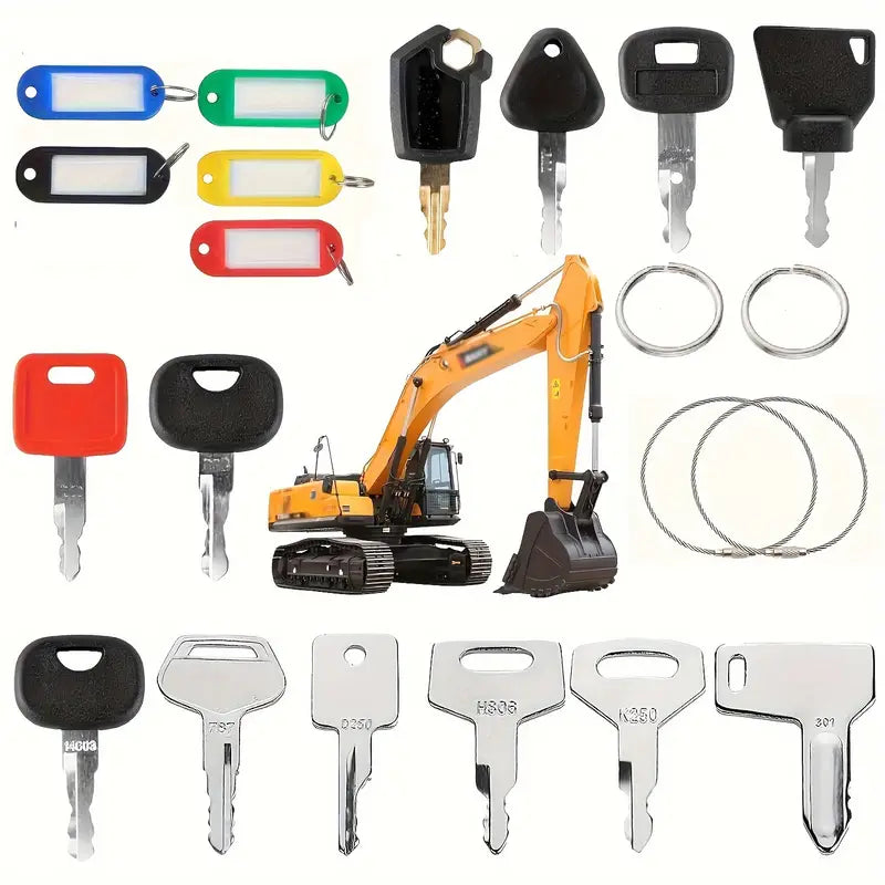 Keys 12-Piece Universal Construction Machinery Key Set – Pacific Sales