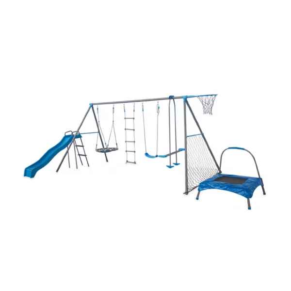 Kids 8 Station Swing Set – Pacific Sales