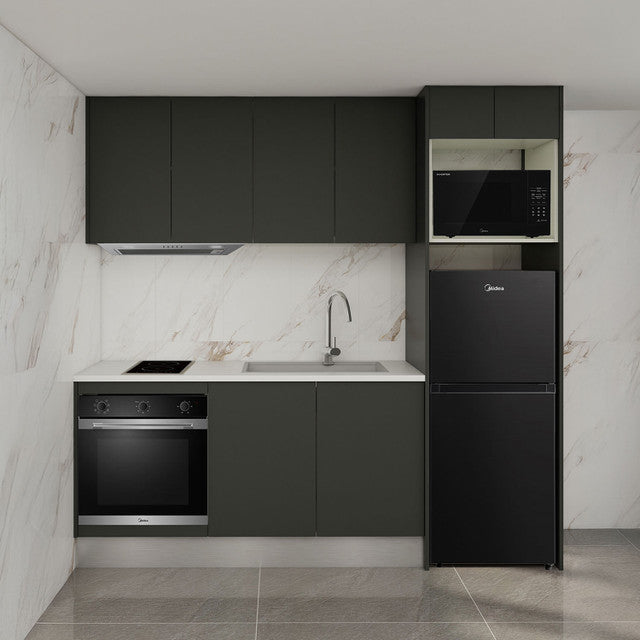Complete Kitchen Dark Grey - Cabinets and Benchtop – Pacific Sales