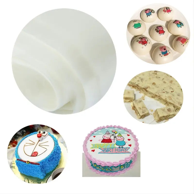 Baking 50pcs, Edible Rectangle Rice And Wafer Paper, 22.86x32.0 Cm ...