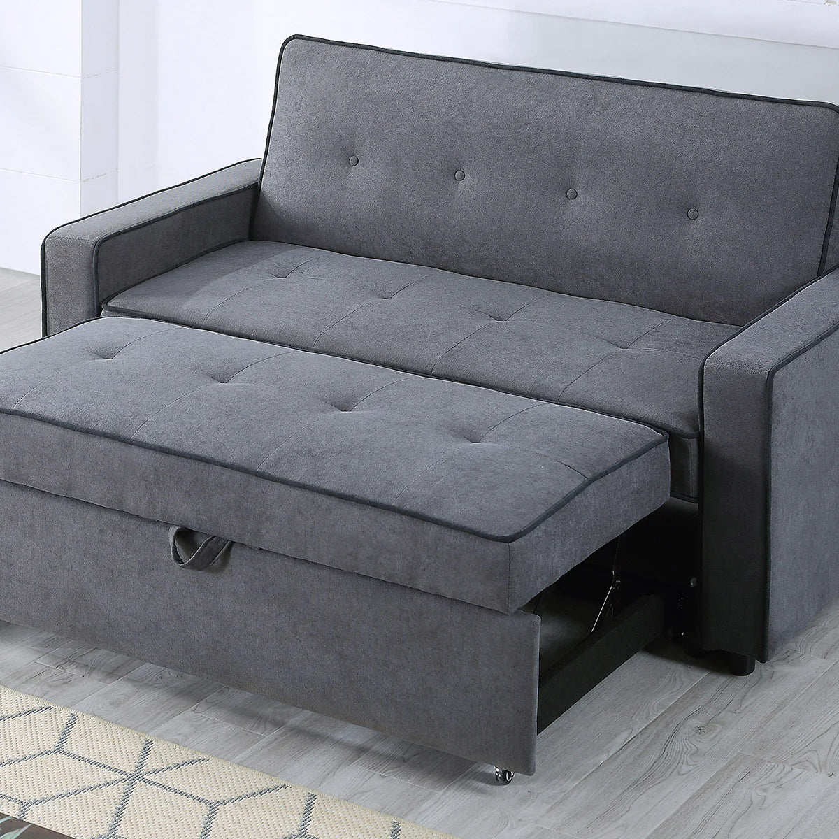 Home Pull Out Sofa Bed GREY – Pacific Sales