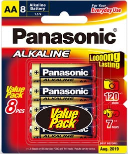 Tech AA Alkaline Battery 8 Pack – Pacific Sales