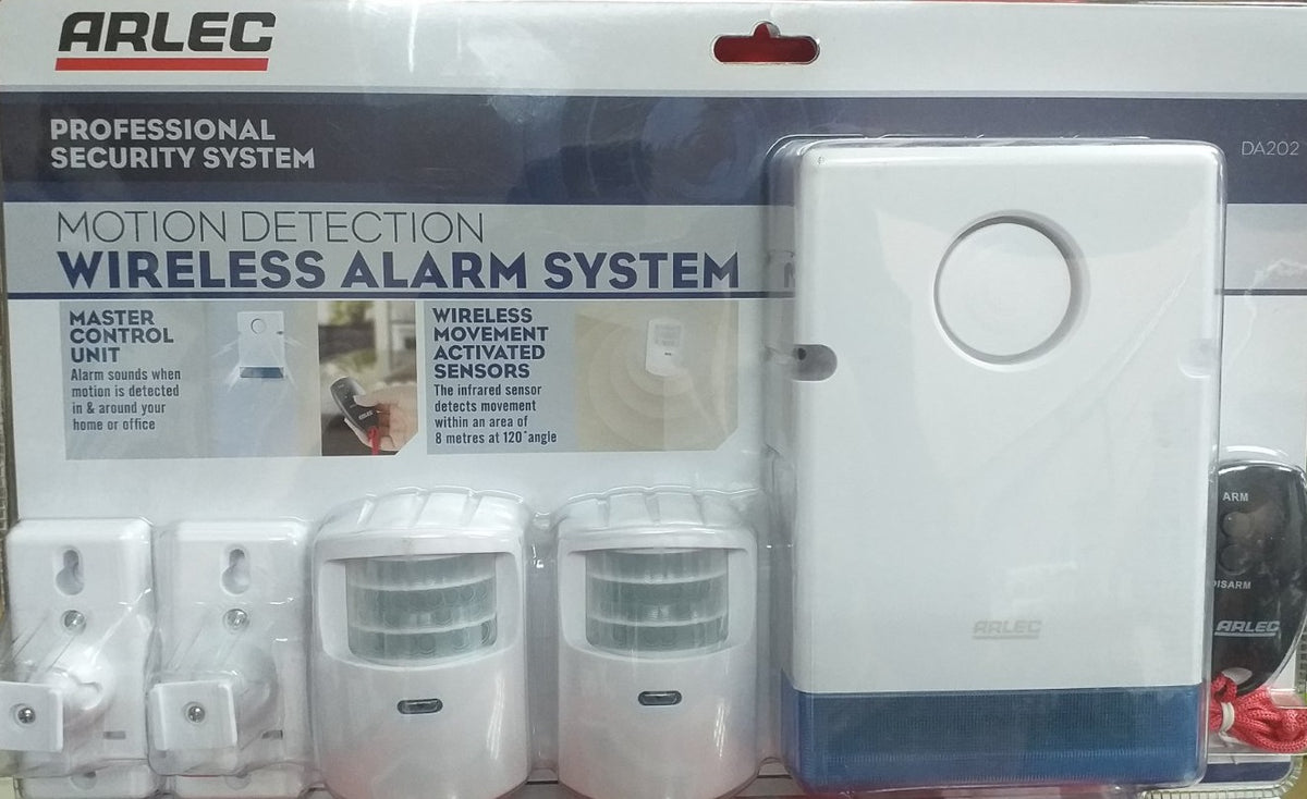 Security Arlec Professional Security System Motion Detection Wireless ...